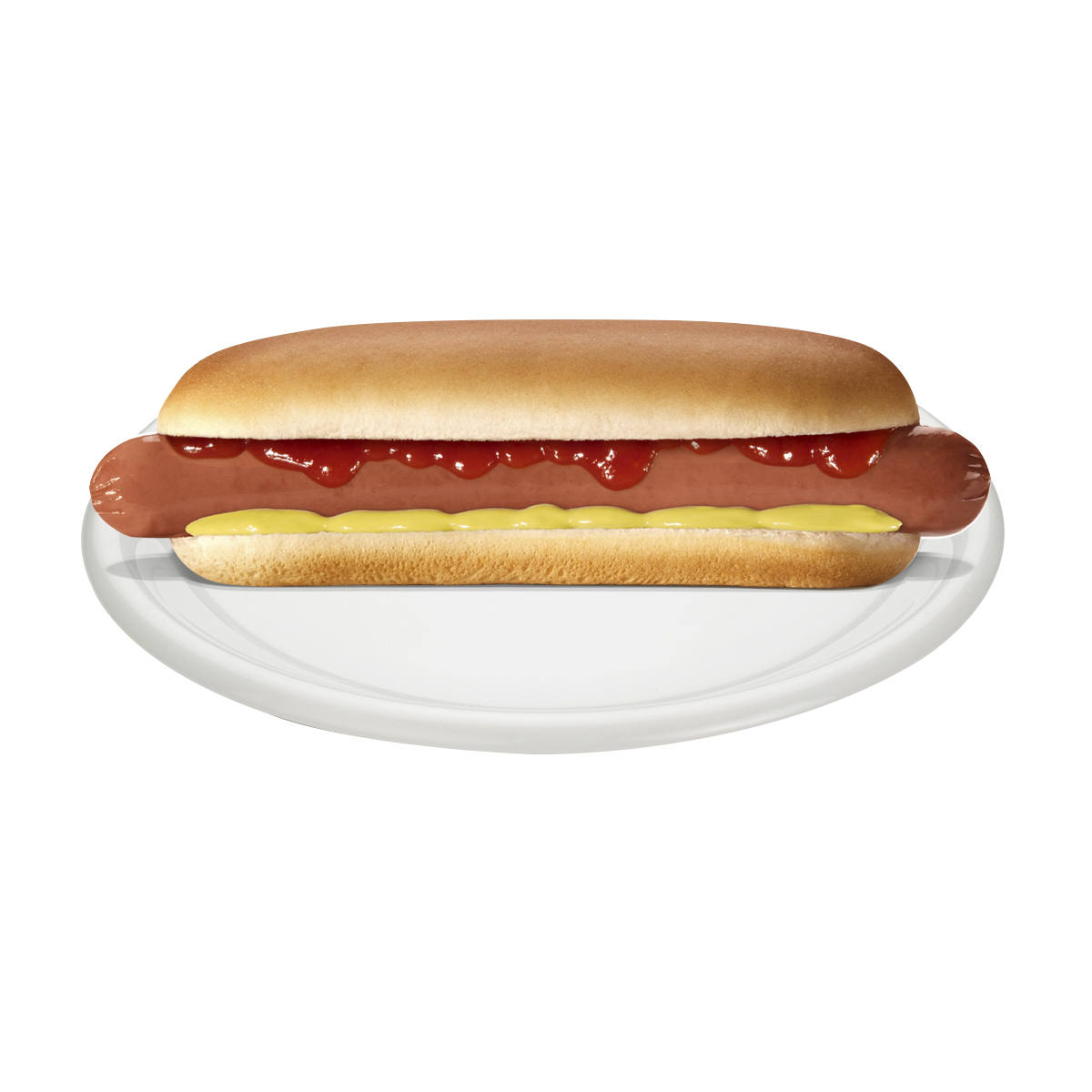 Fully Cooked 2.5:1 Skinless Beef Hot Dogs 4/2.5 Lb Packages