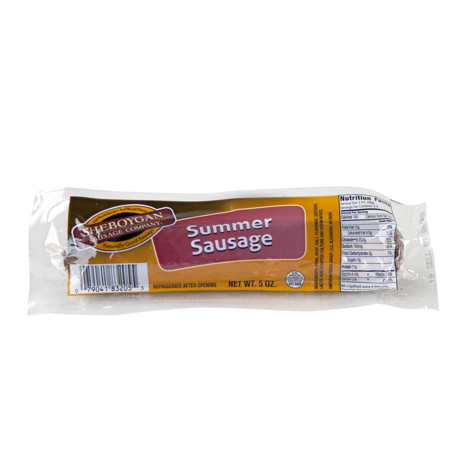 Shelf Stable Summer Sausage 4/3.75 Lb Display Boxes