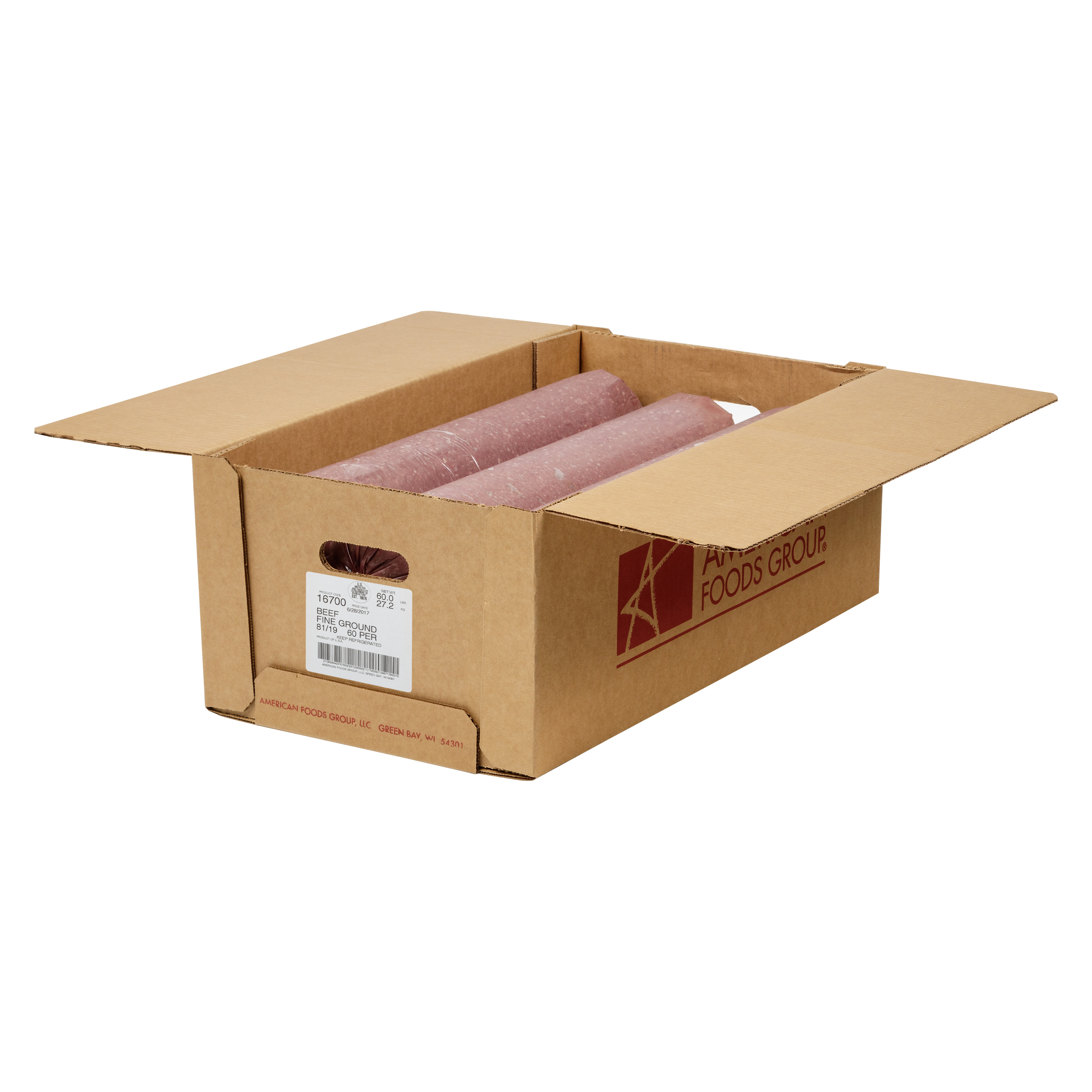 Ground Beef 81/19 6/10# Chubs