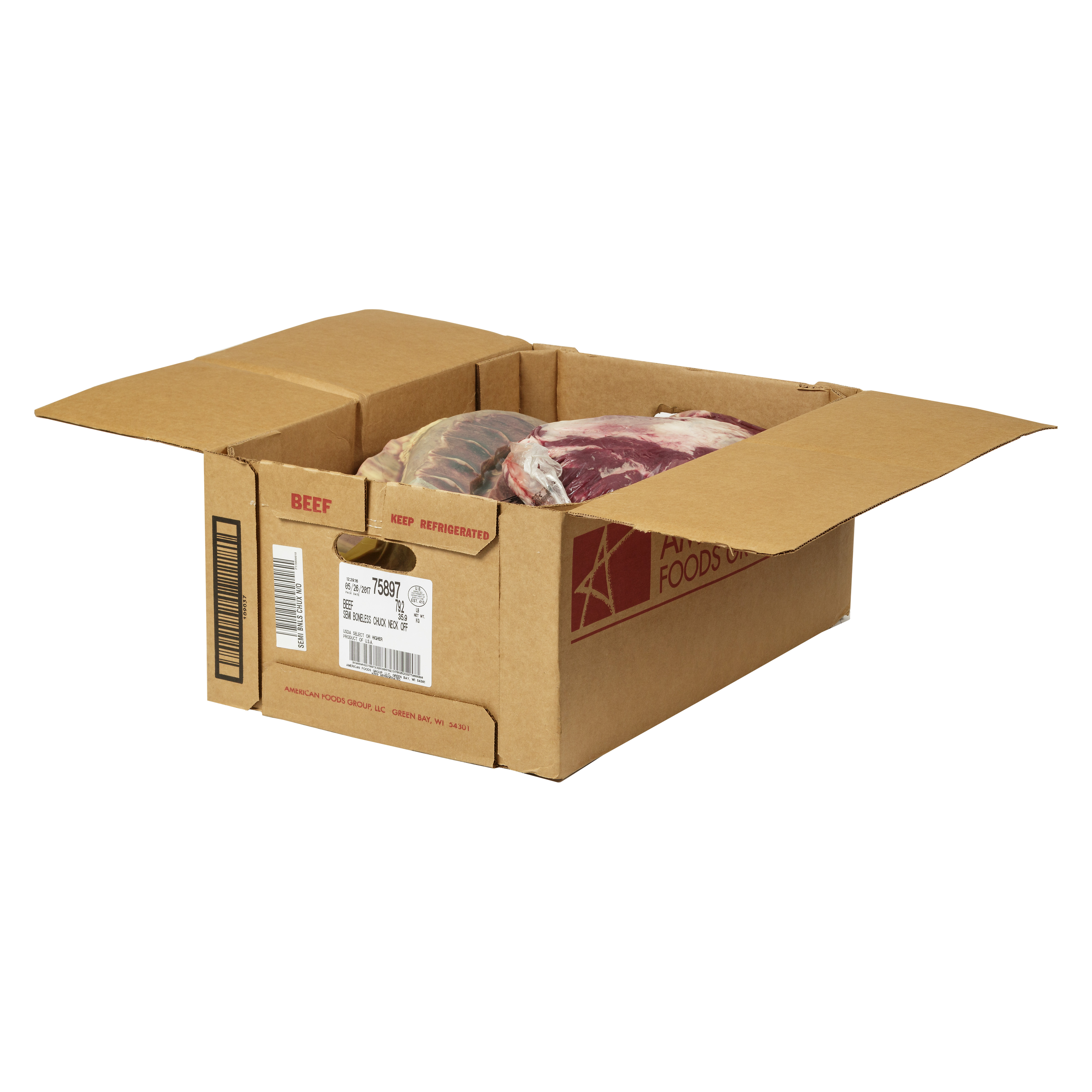 Chuck Neck Off Semi Boneless Select