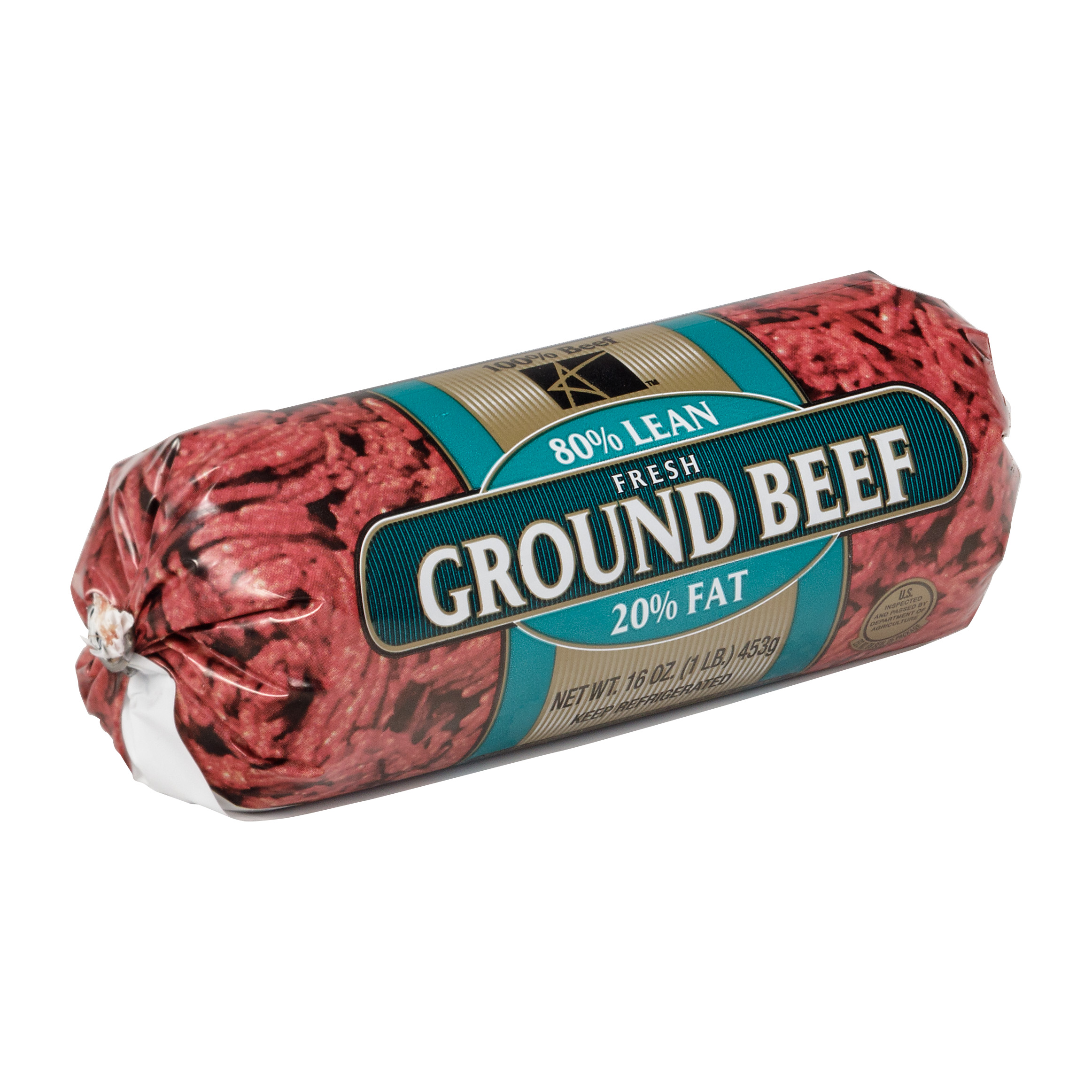 80/20 Fine Ground Beef 12/1 lb Chubs